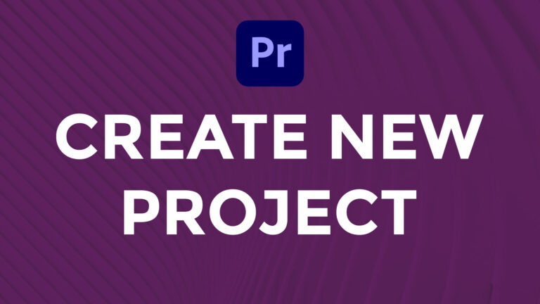 How to Create a New Project in Adobe Premiere Pro 2022 - Learn Premiere How to Create a New Project in Adobe Premiere Pro 2022 - Learn Premiere